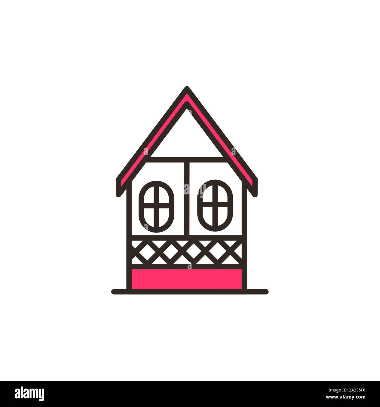 Traditional german house Stock Vector Images - Alamy