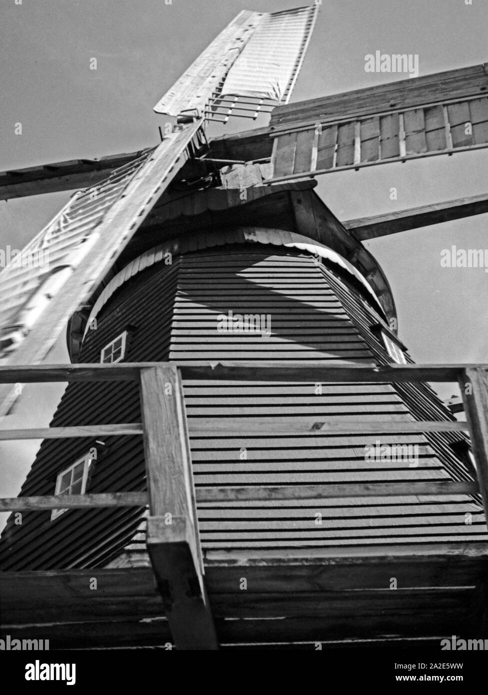 Windmühle in Cranz, Ostpreußen, 1930er Jahre. Windmill at Cranz, East ...