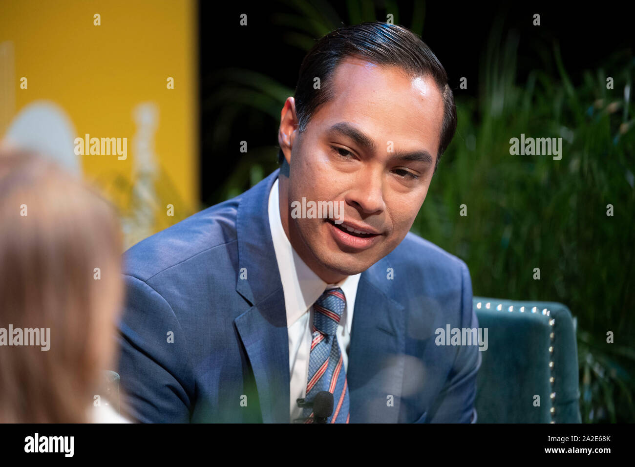 Democratic presidential candidate Julian Castro of San Antonio is ...