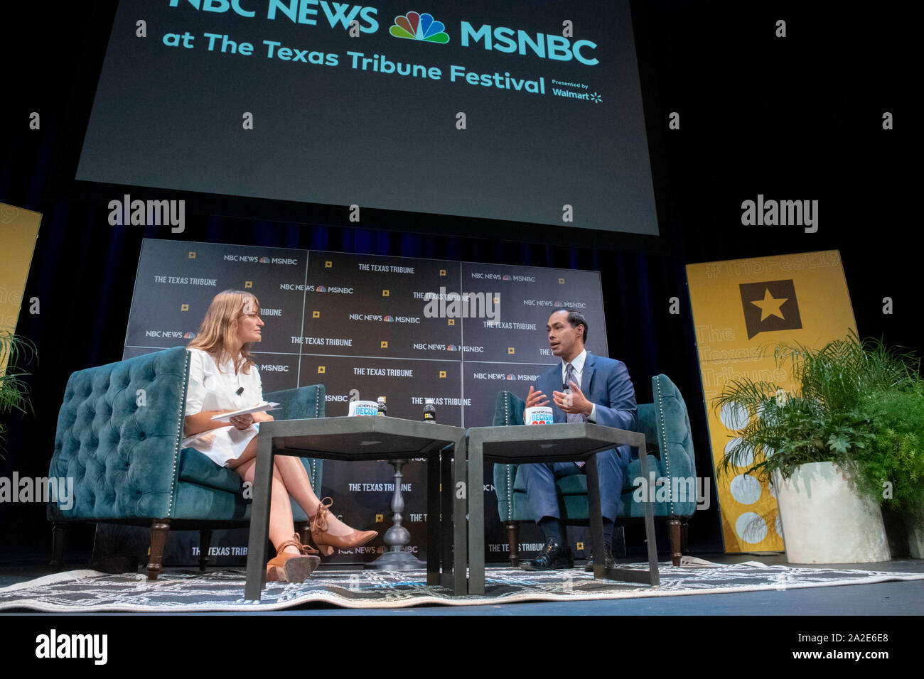 Democratic presidential candidate Julian Castro of San Antonio is ...