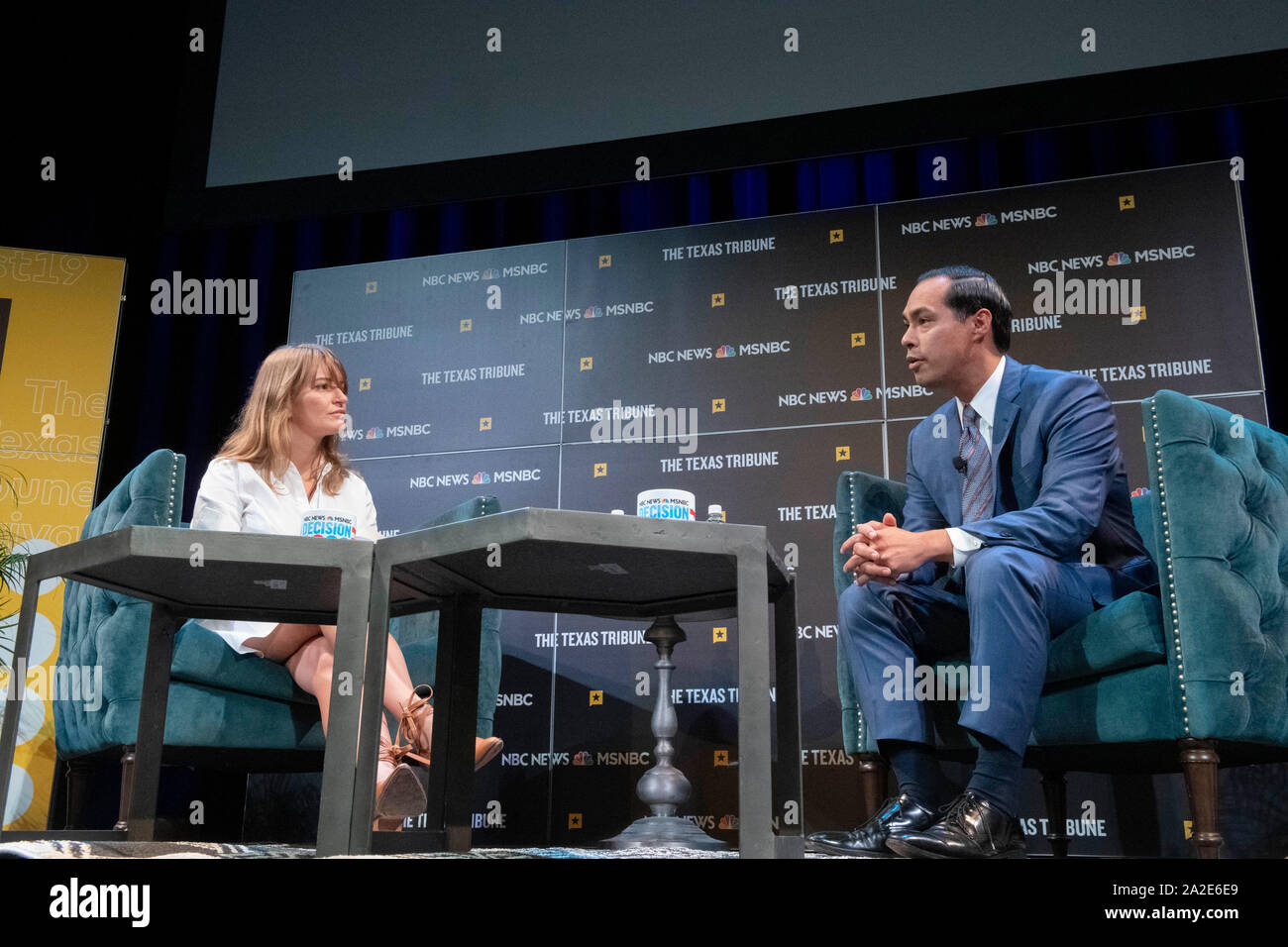 Democratic presidential candidate Julian Castro of San Antonio is ...