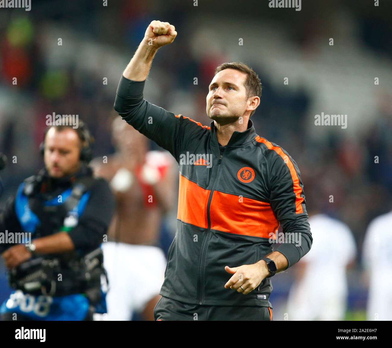 Lille, France. 02nd Oct, 2019. Chelsea manager Frank Lampard during ...