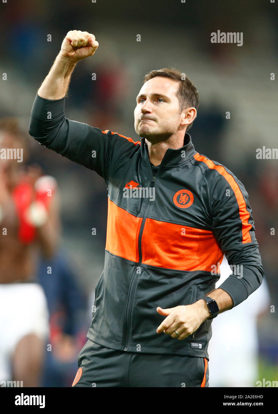 Lille, France. 02nd Oct, 2019. Chelsea manager Frank Lampard during ...
