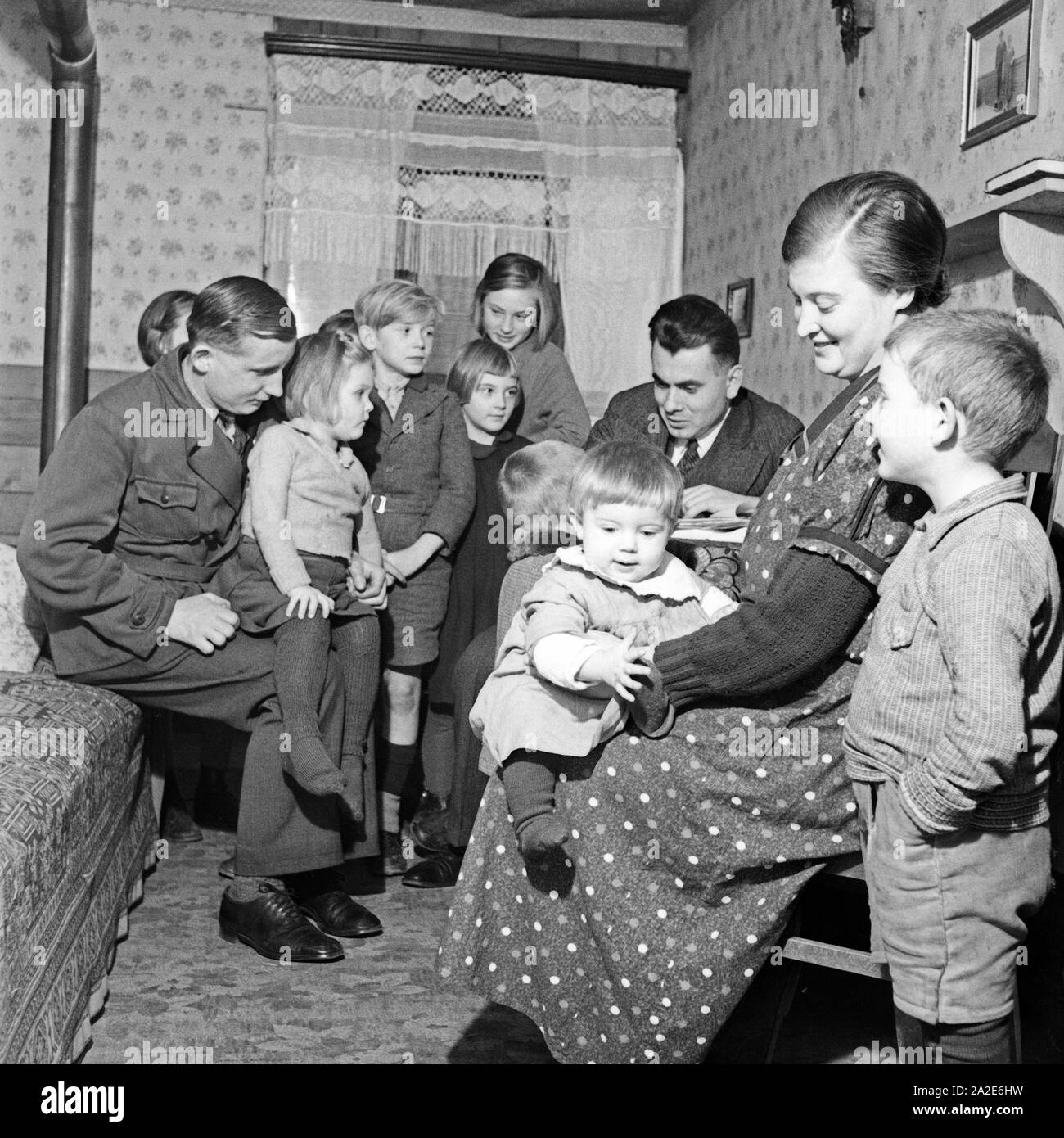 Modern Working Class Family