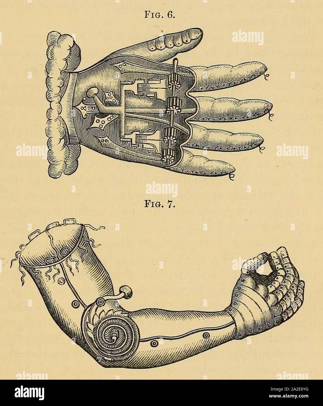 Eiserne Hand Pare Stock Photo - Alamy