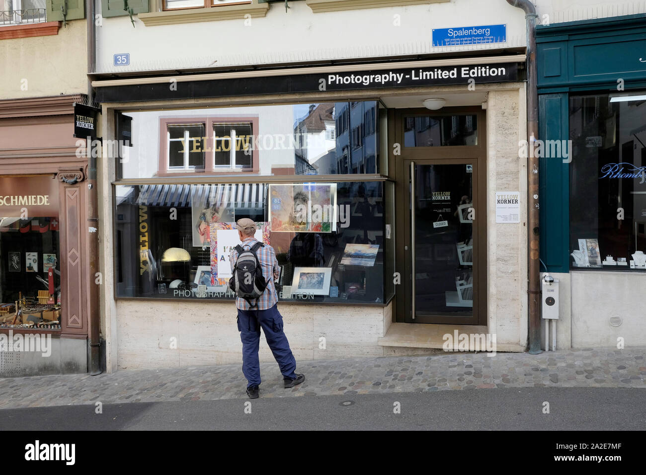 A view of Yellow Korner, a gallery for limited edition photographs ...