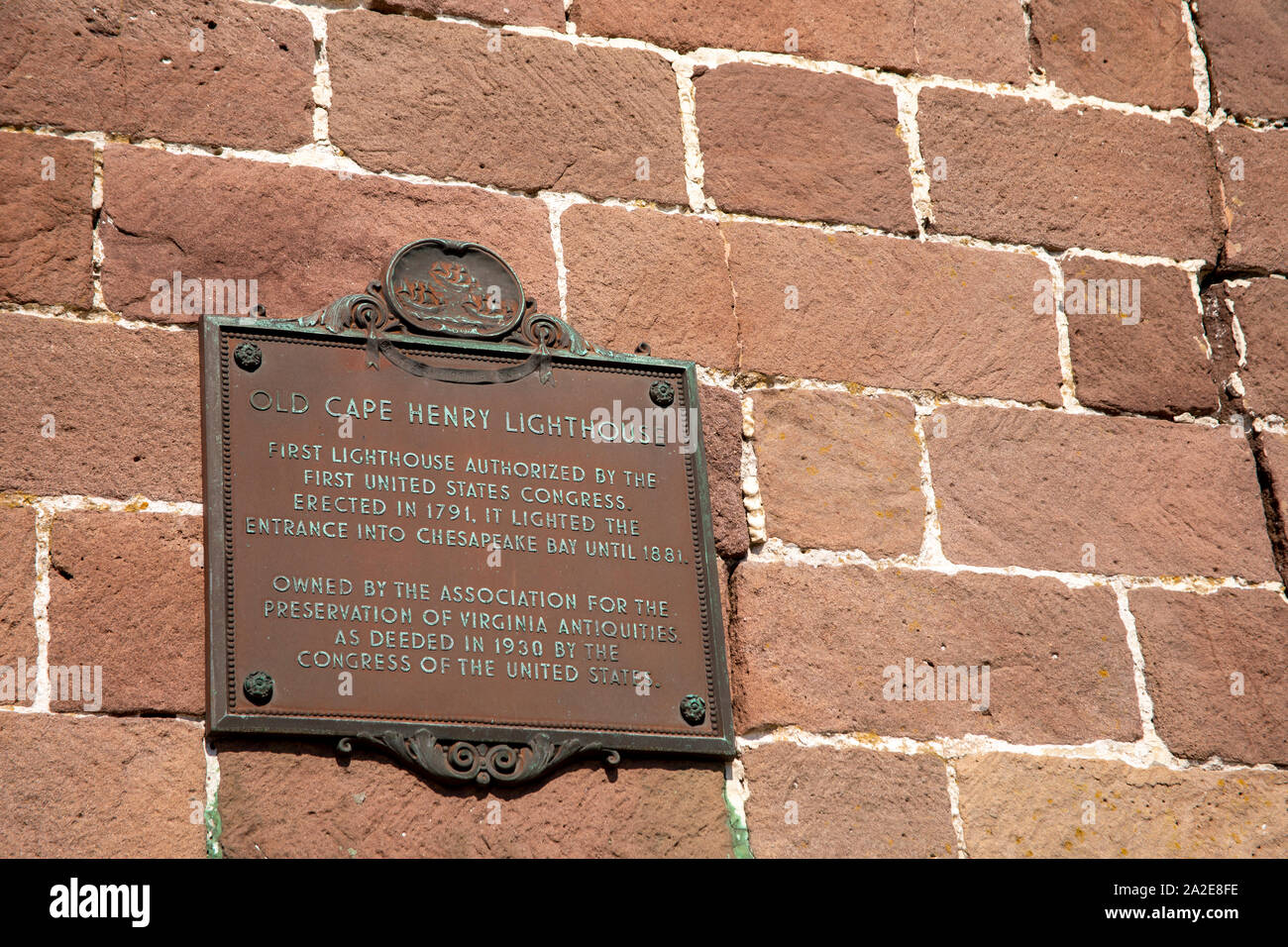 Old Fort Henry Lighthouse in Fort Storm, Virginia Beach, Virginia ...