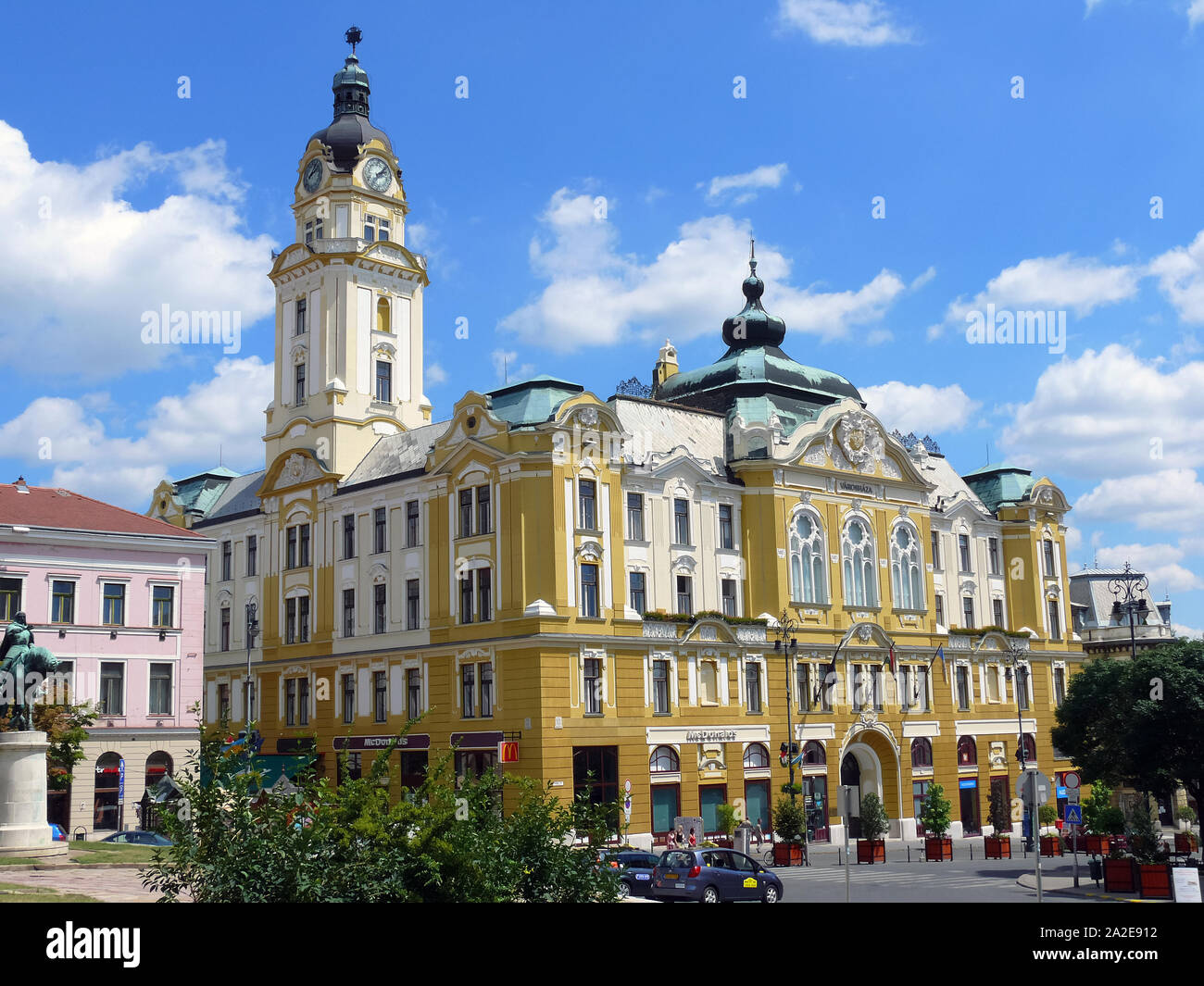 Town Hall, Pecs, Baranya County, Hungary. Varoshaza, Pécs, Magyarország ...