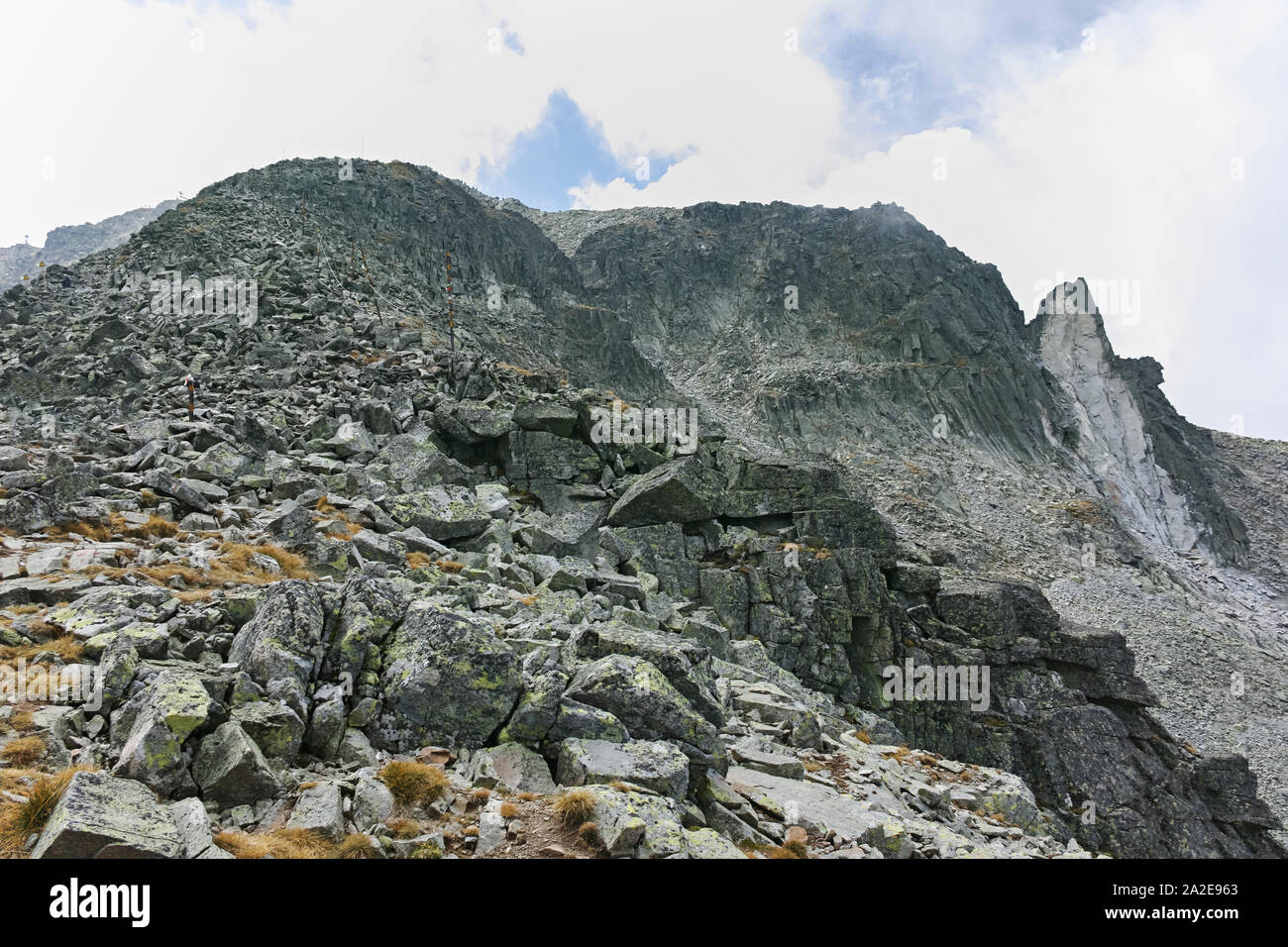 Landscape from Hiking Route to climbing Musala peak, Rila mountain ...