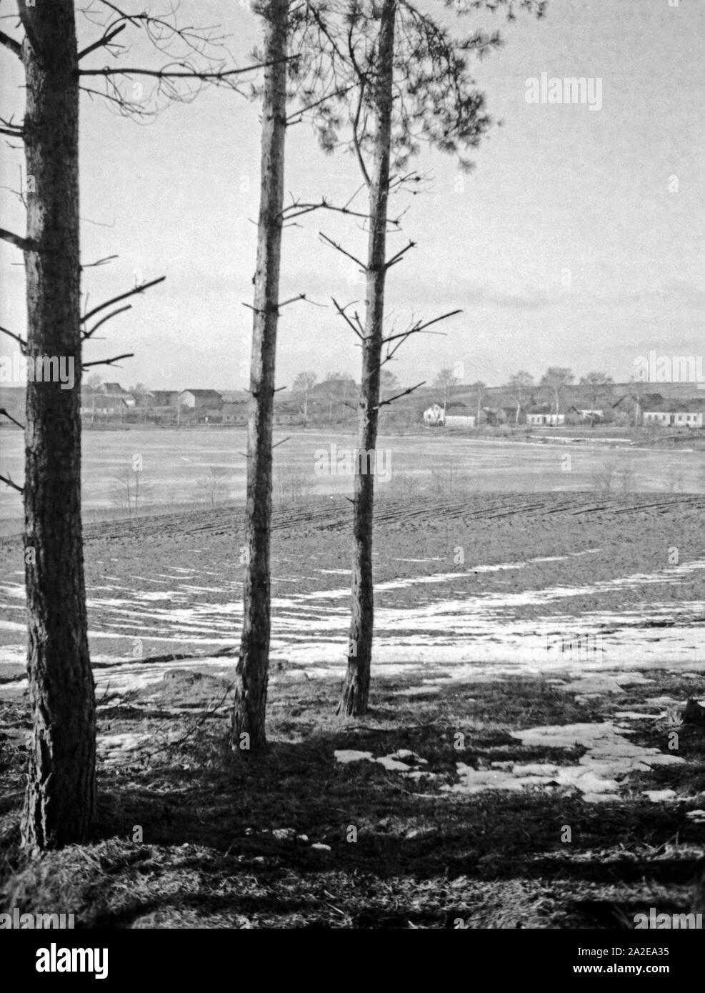 Landschaft bei Kutten in Masuren, Ostpreußen, 1930er Jahre. Landscape ...