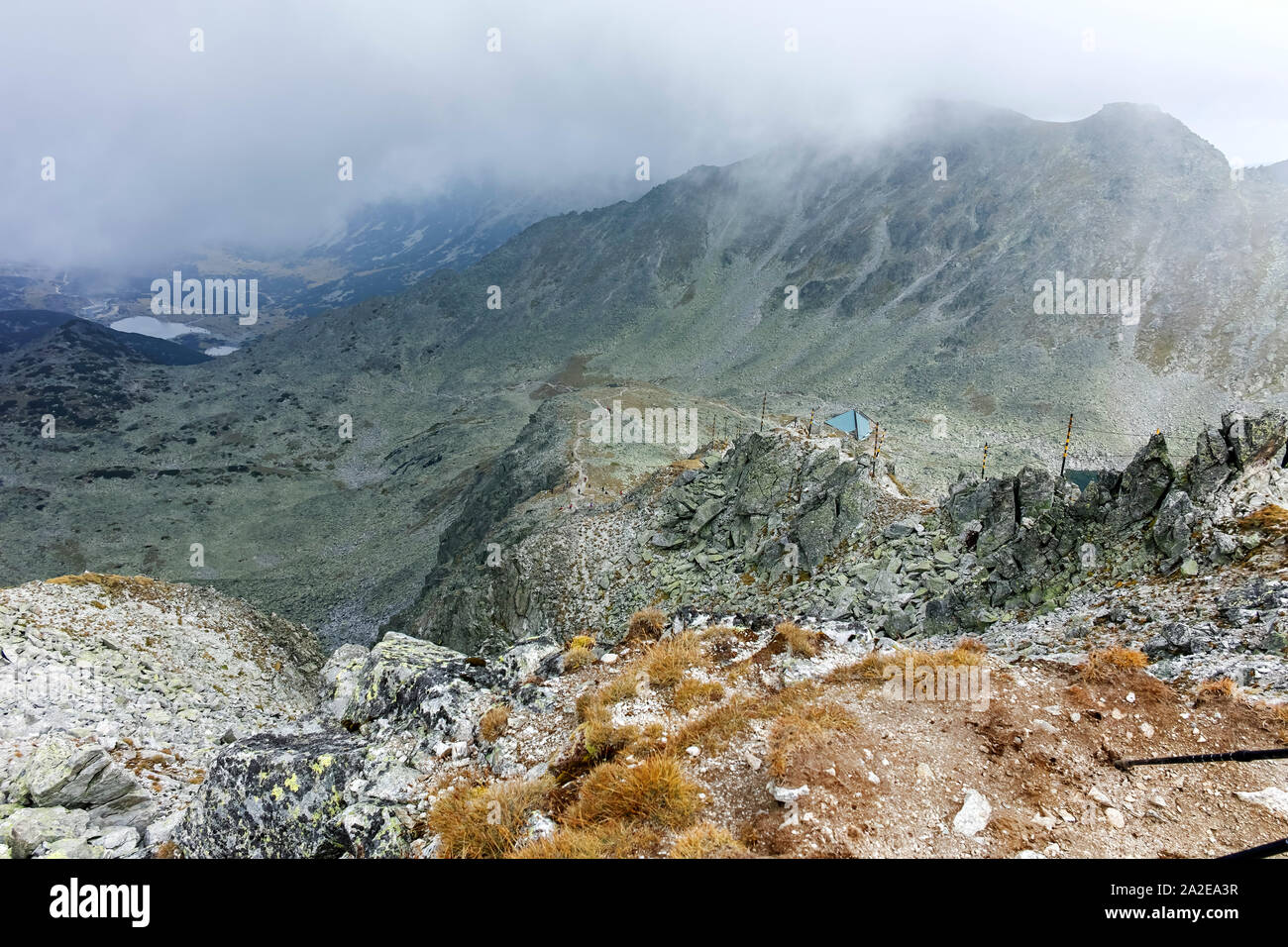 Landscape from Hiking Route to climbing Musala peak, Rila mountain ...