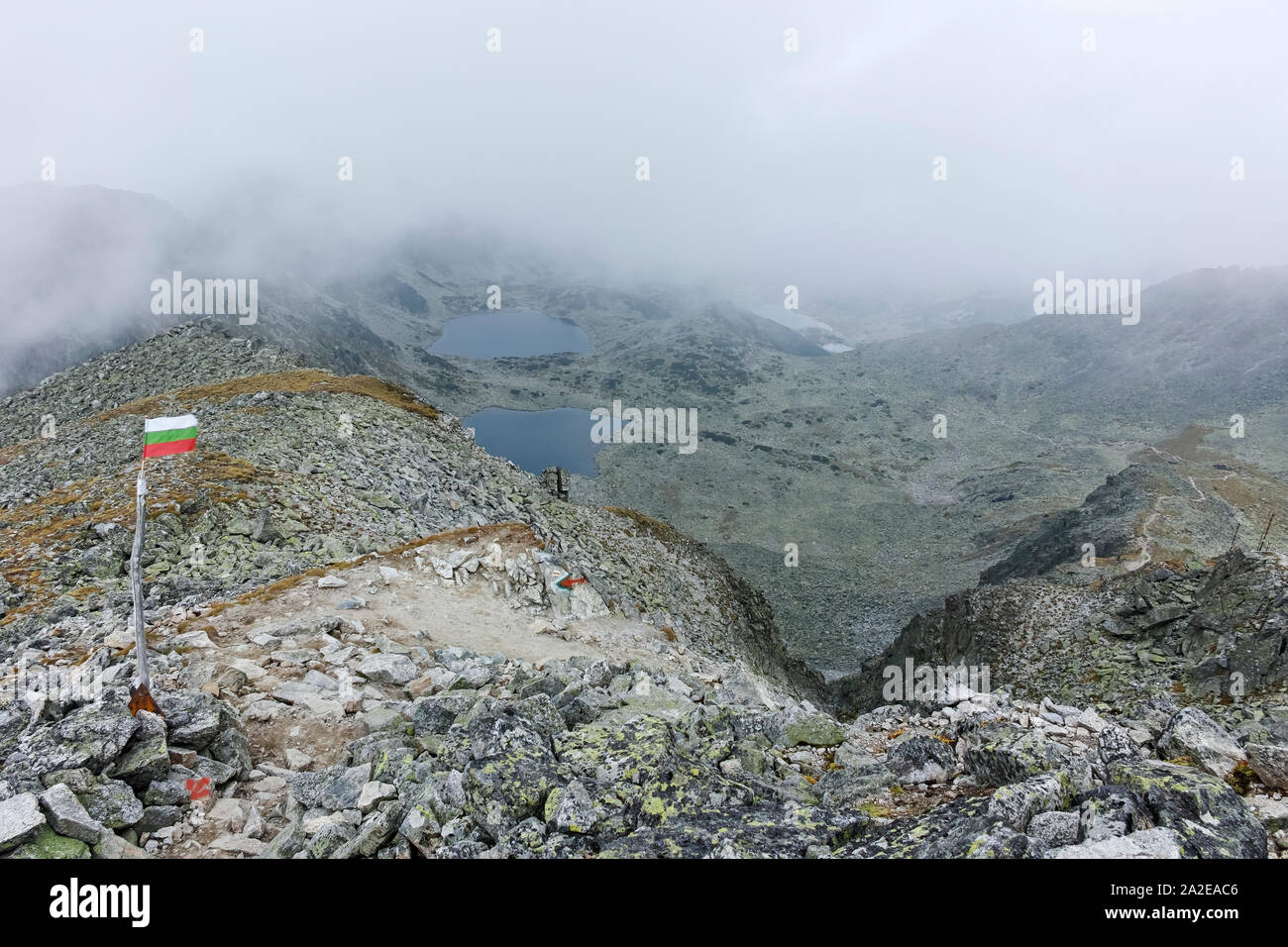 Landscape from Hiking Route to climbing Musala peak, Rila mountain ...