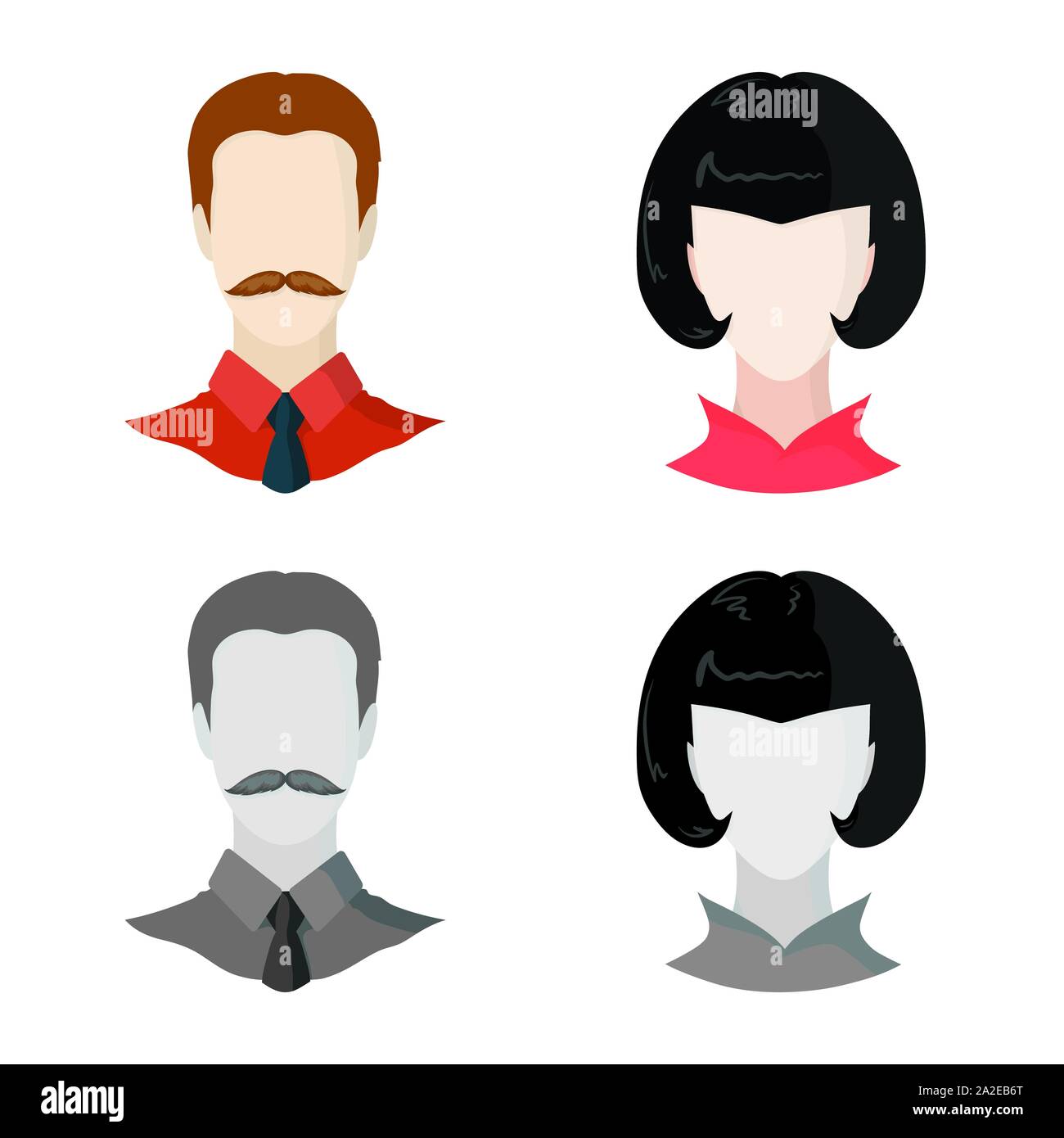 Vector illustration of professional and photo icon. Set of professional ...