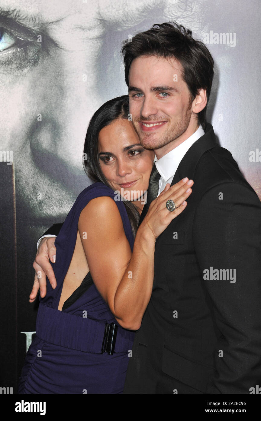 LOS ANGELES, CA. January 26, 2011: Colin O'Donoghue & Alice Braga at ...