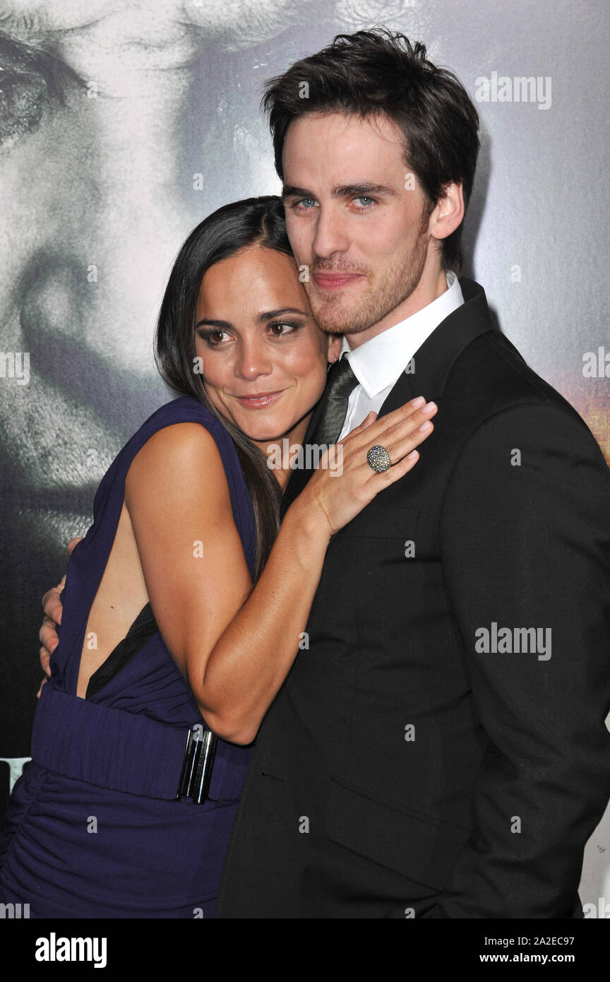 LOS ANGELES, CA. January 26, 2011: Colin O'Donoghue & Alice Braga at ...