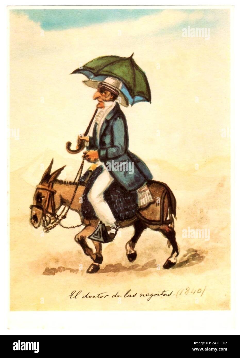 El doctor de las negritas (1840 Stock Photo - Alamy