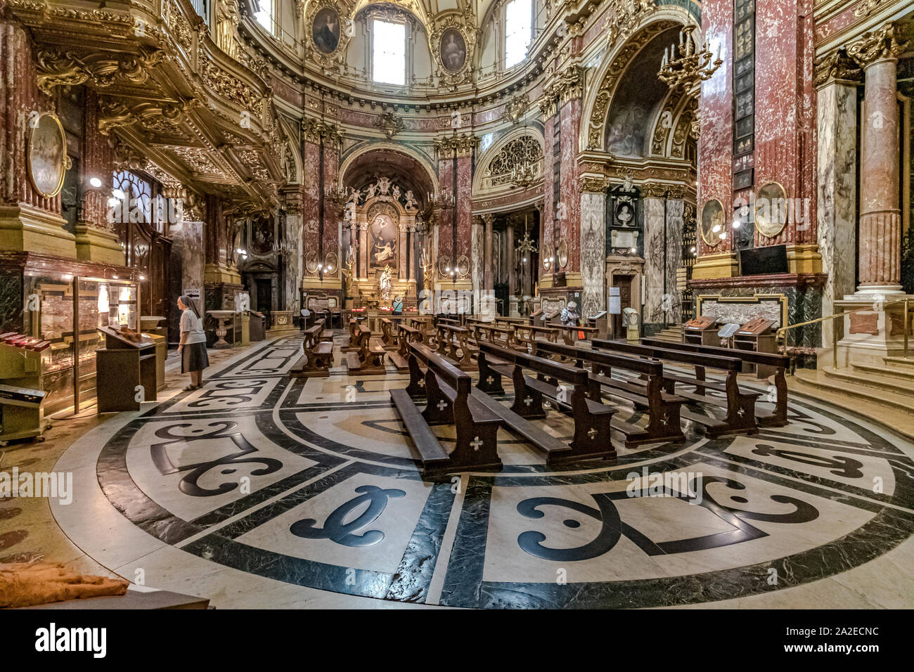 The exquisite interior of Santuario della Consolata ,known locally as ...