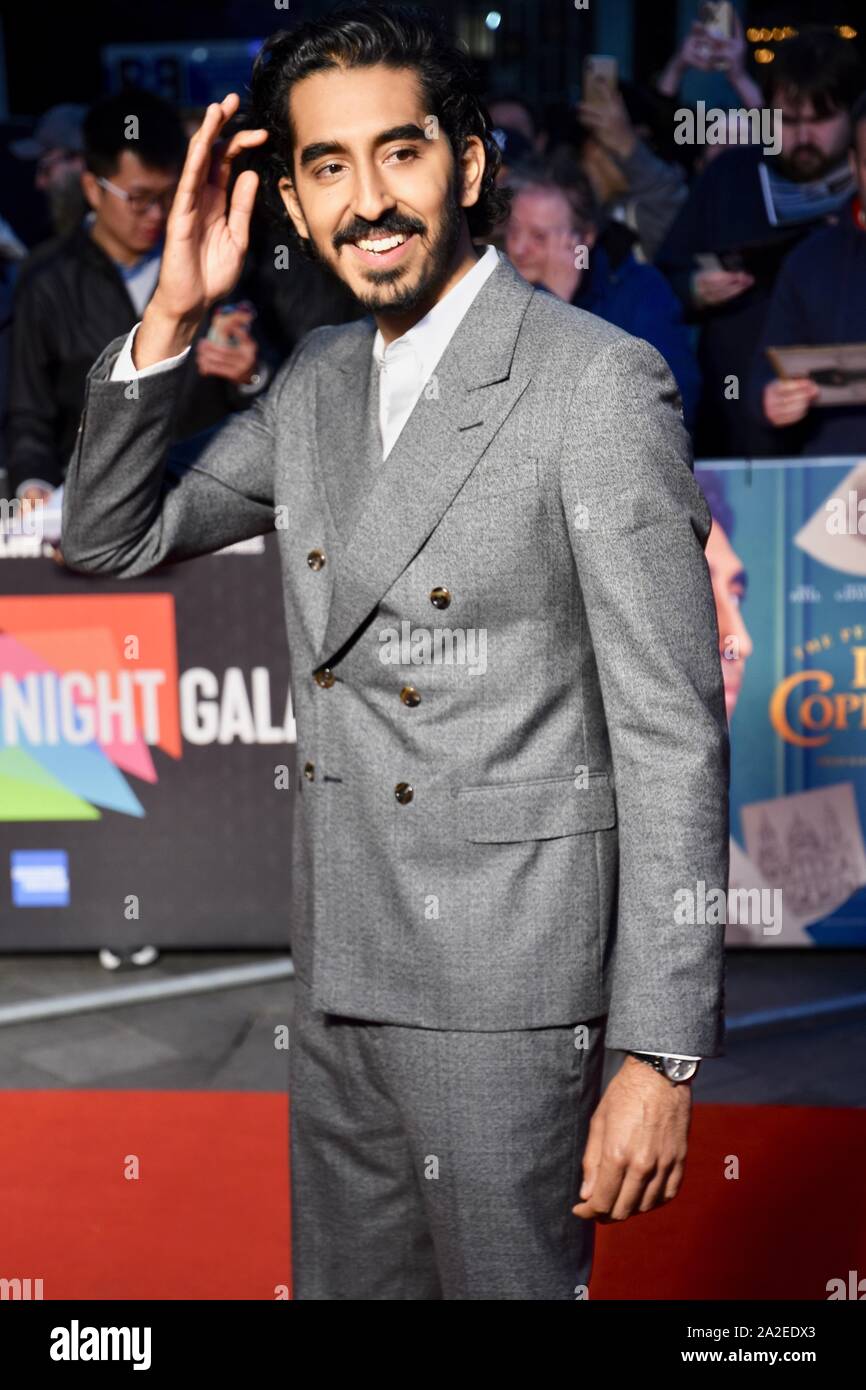 Dev Patel. The Personal History of David Copperfield. BFI London Film ...