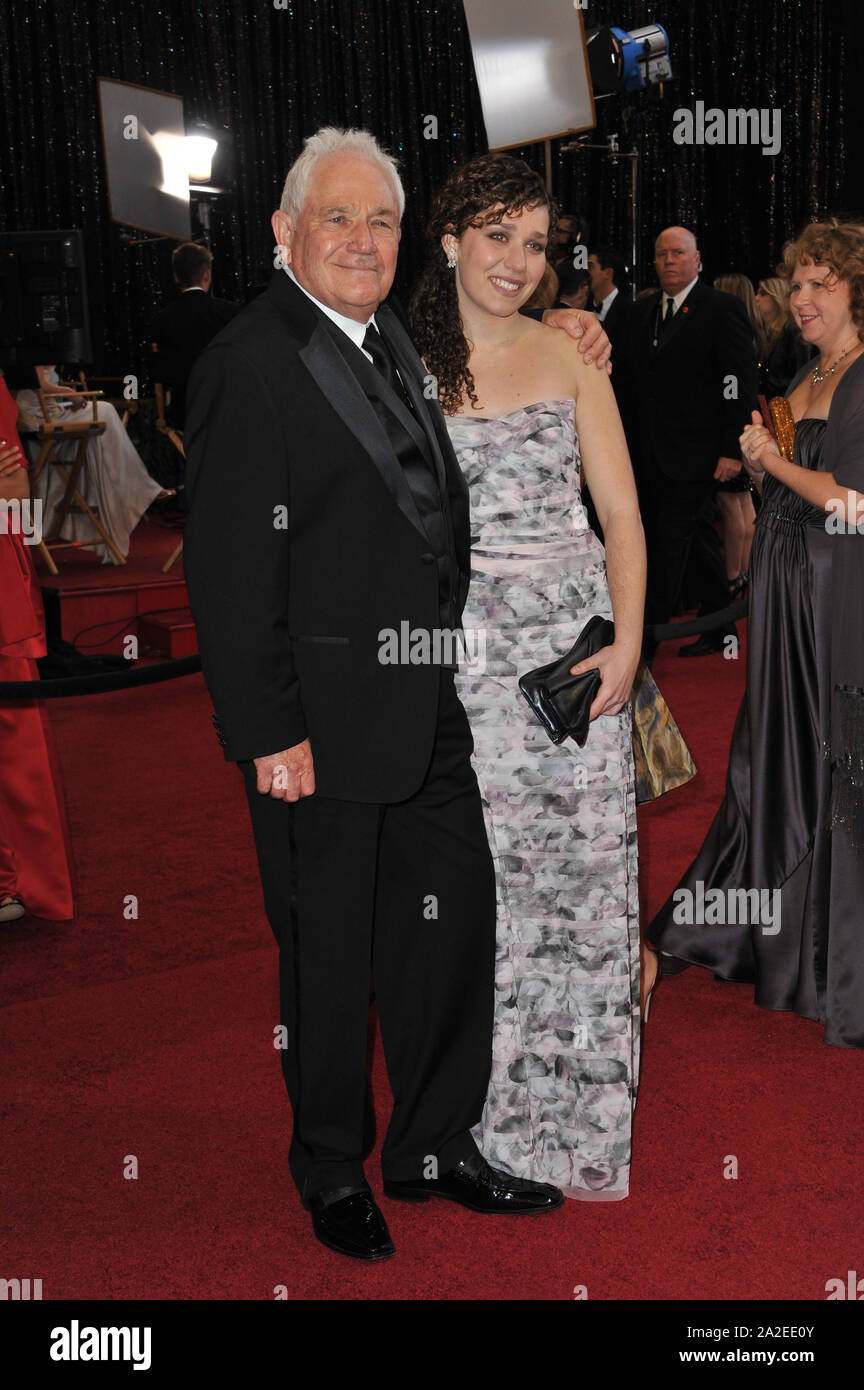 LOS ANGELES, CA. February 27, 2011: David Seidler & daughter Mya at the ...