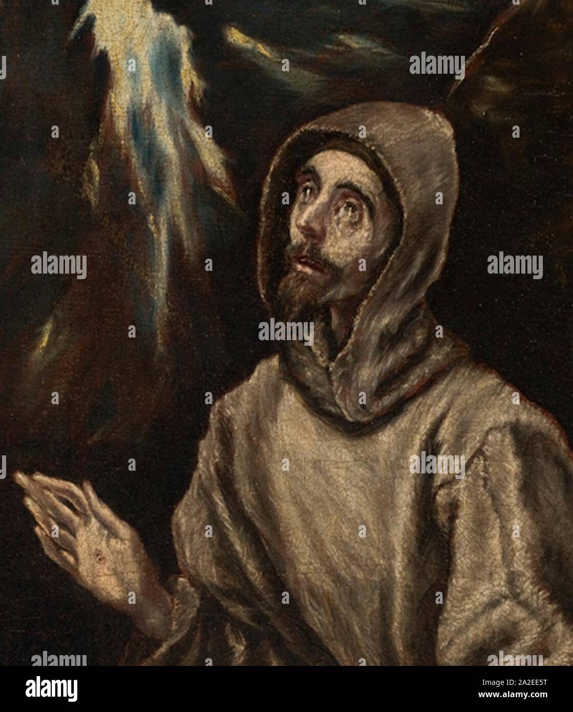 El Greco - São Francisco (detalhe Stock Photo - Alamy