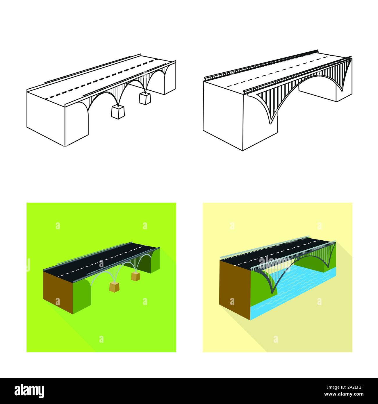 Isolated Object Of Connection And Design Logo Set Of Connection And Side Stock Vector