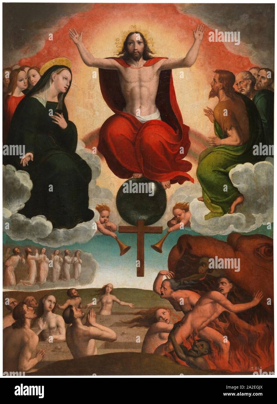 El Juicio Final, de Juan Correa de Vivar Stock Photo - Alamy