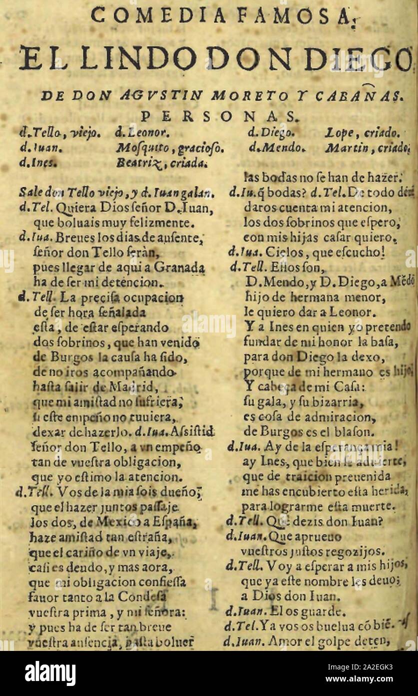 El lindo don Diego Stock Photo - Alamy