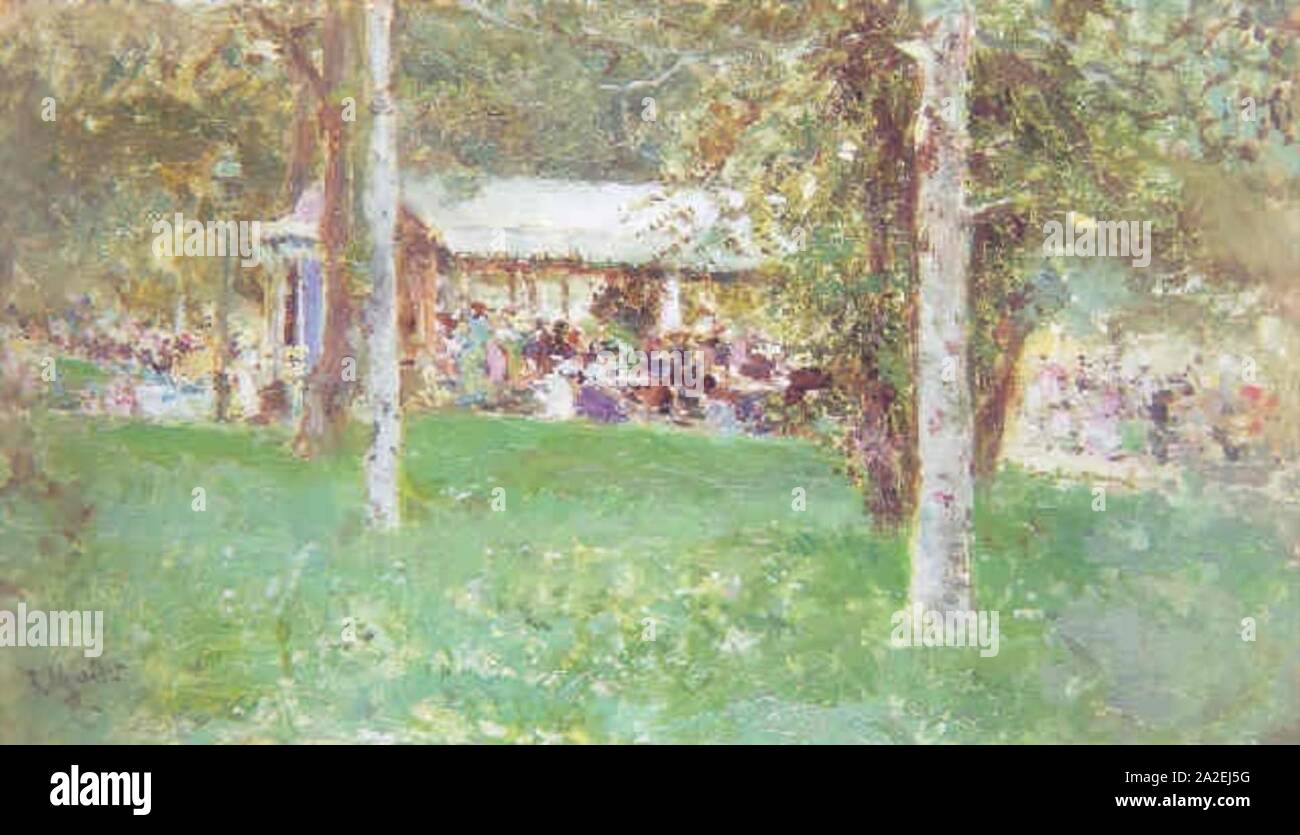 El Paseo de Recoletos, Martín Rebollo Stock Photo - Alamy