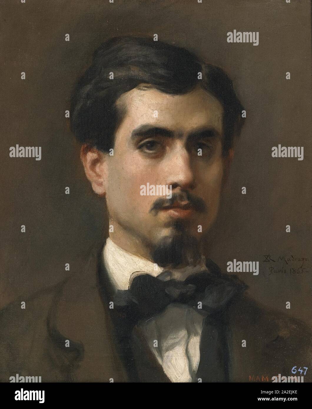 El pintor Juan Rivas y Ortiz, por Raimundo de Madrazo Stock Photo - Alamy