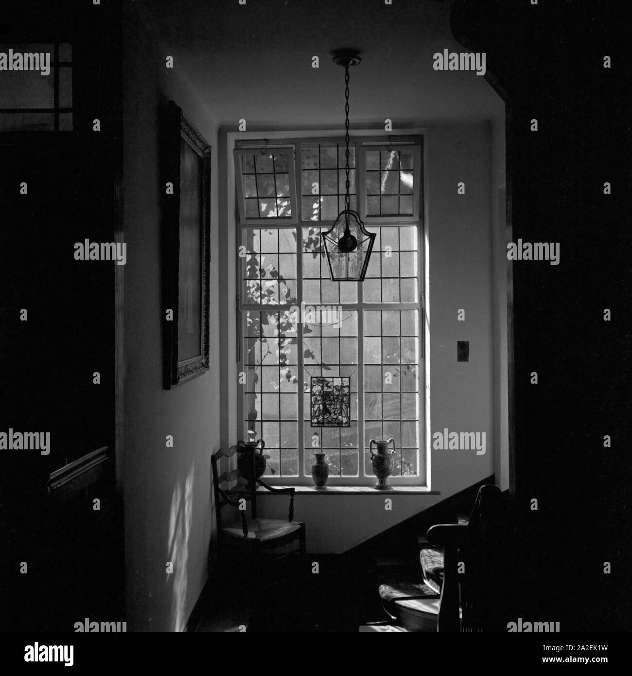 Wooden windows in old Black and White Stock Photos & Images - Alamy