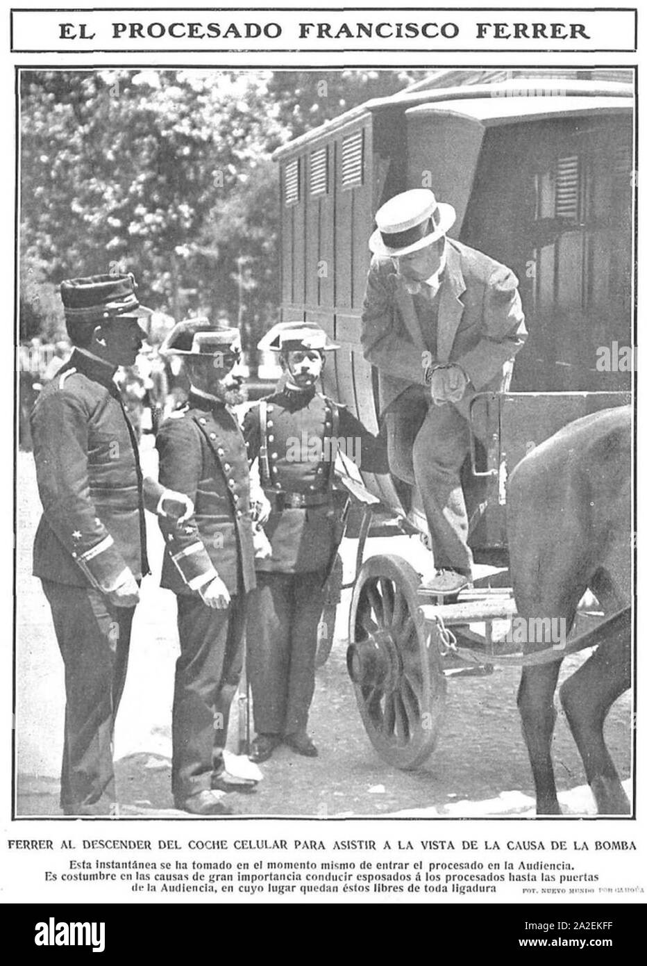 Francisco ferrer hi-res stock photography and images - Alamy