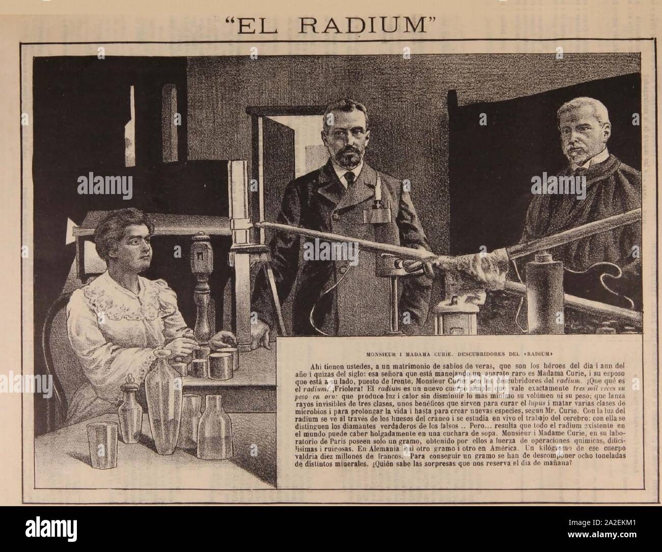 History of radium hi-res stock photography and images - Alamy