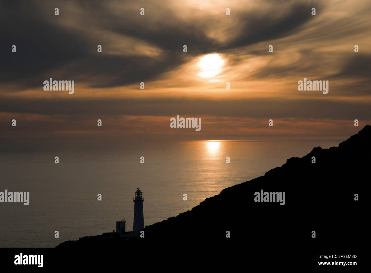 South stack silhouette hi-res stock photography and images - Alamy