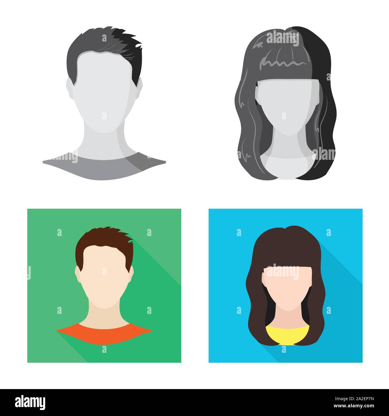 Vector design of professional and photo icon. Set of professional and ...