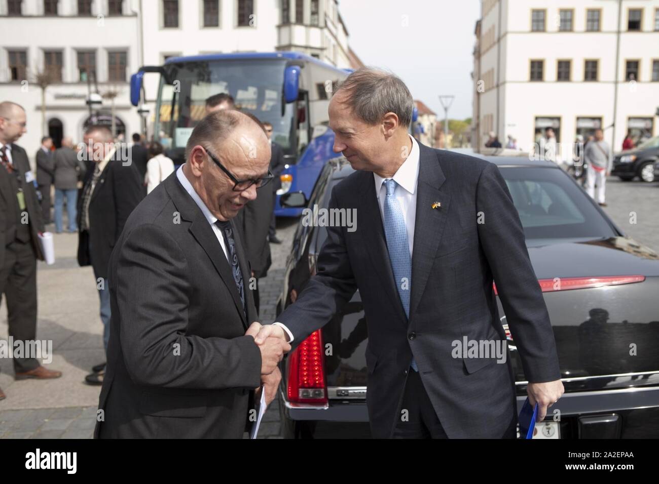 Elbe Day April 25, 2015 in Torgau Stock Photo - Alamy
