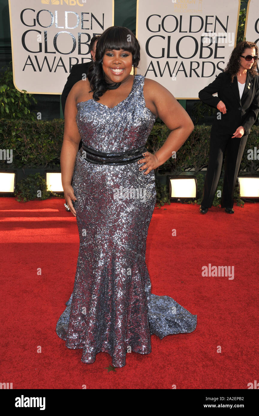 LOS ANGELES, CA. January 17, 2011: Amber Riley at the 68th Annual ...
