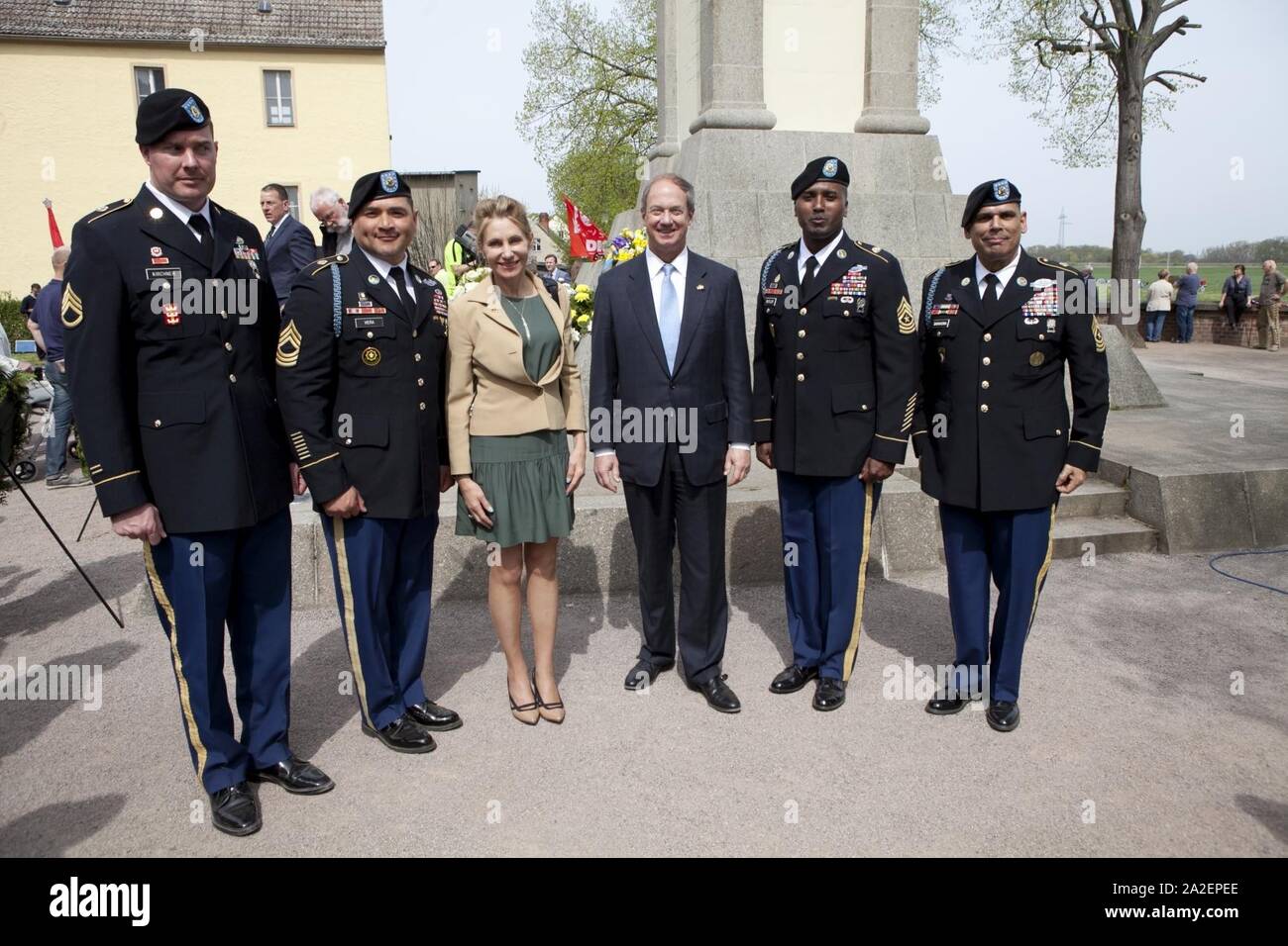 Elbe Day April 25, 2015 in Torgau Stock Photo - Alamy