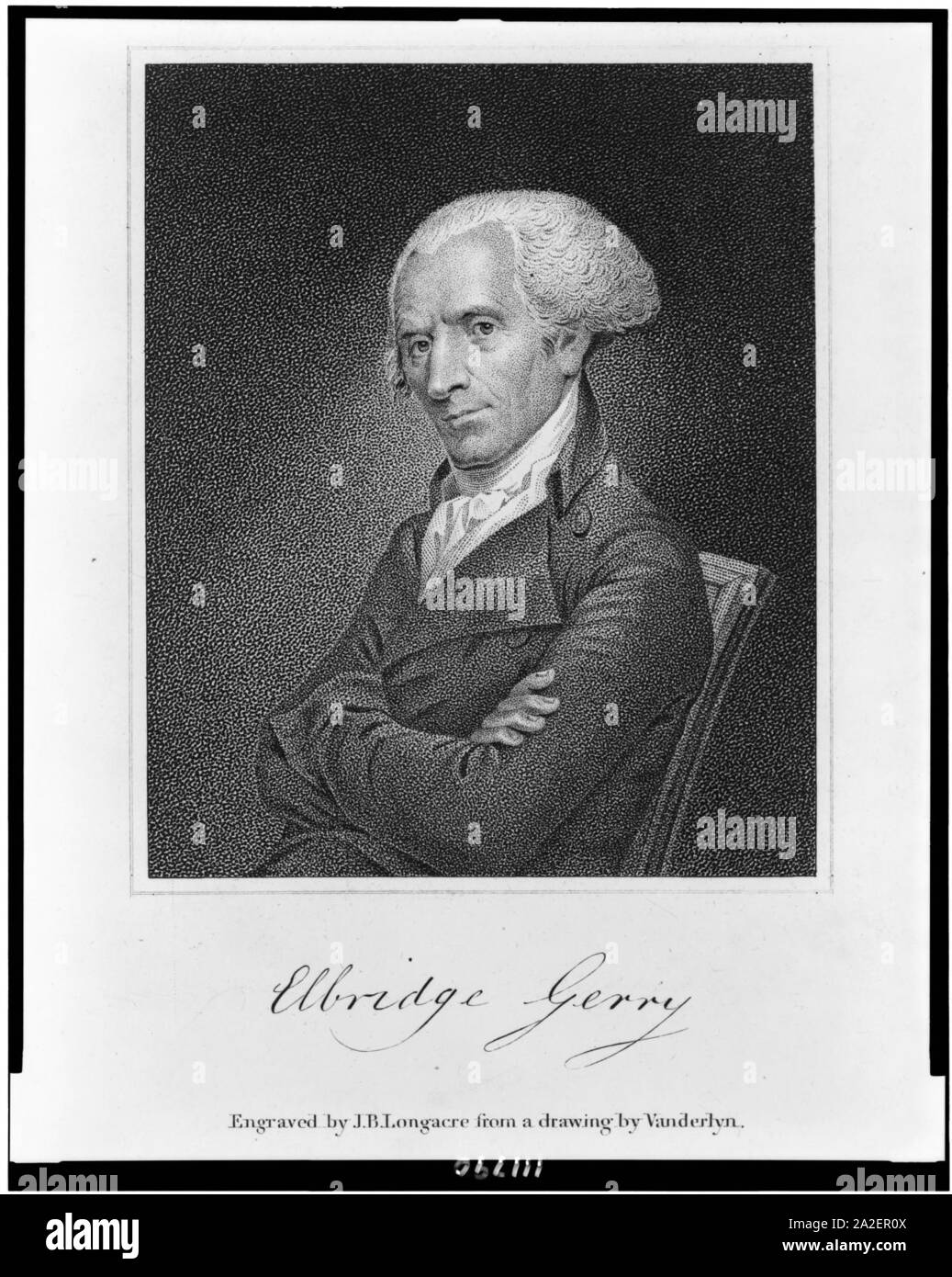 Elbridge Gerry - engraved by J.B. Longacre Stock Photo - Alamy