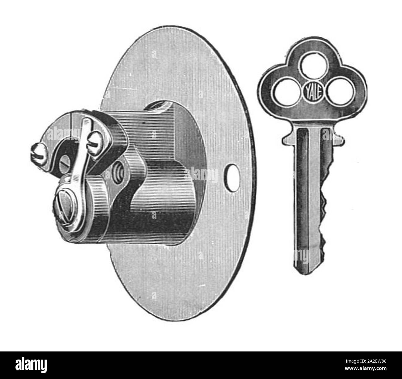 Electric key switch (Rankin Kennedy Electrical Installations Vol V 1903 ...