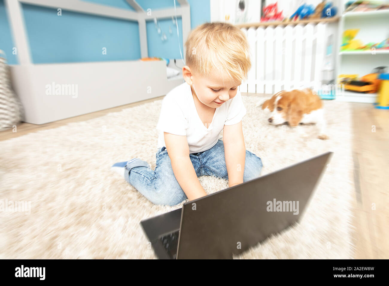Little Kids Computer High Resolution Stock Photography and Images - Alamy