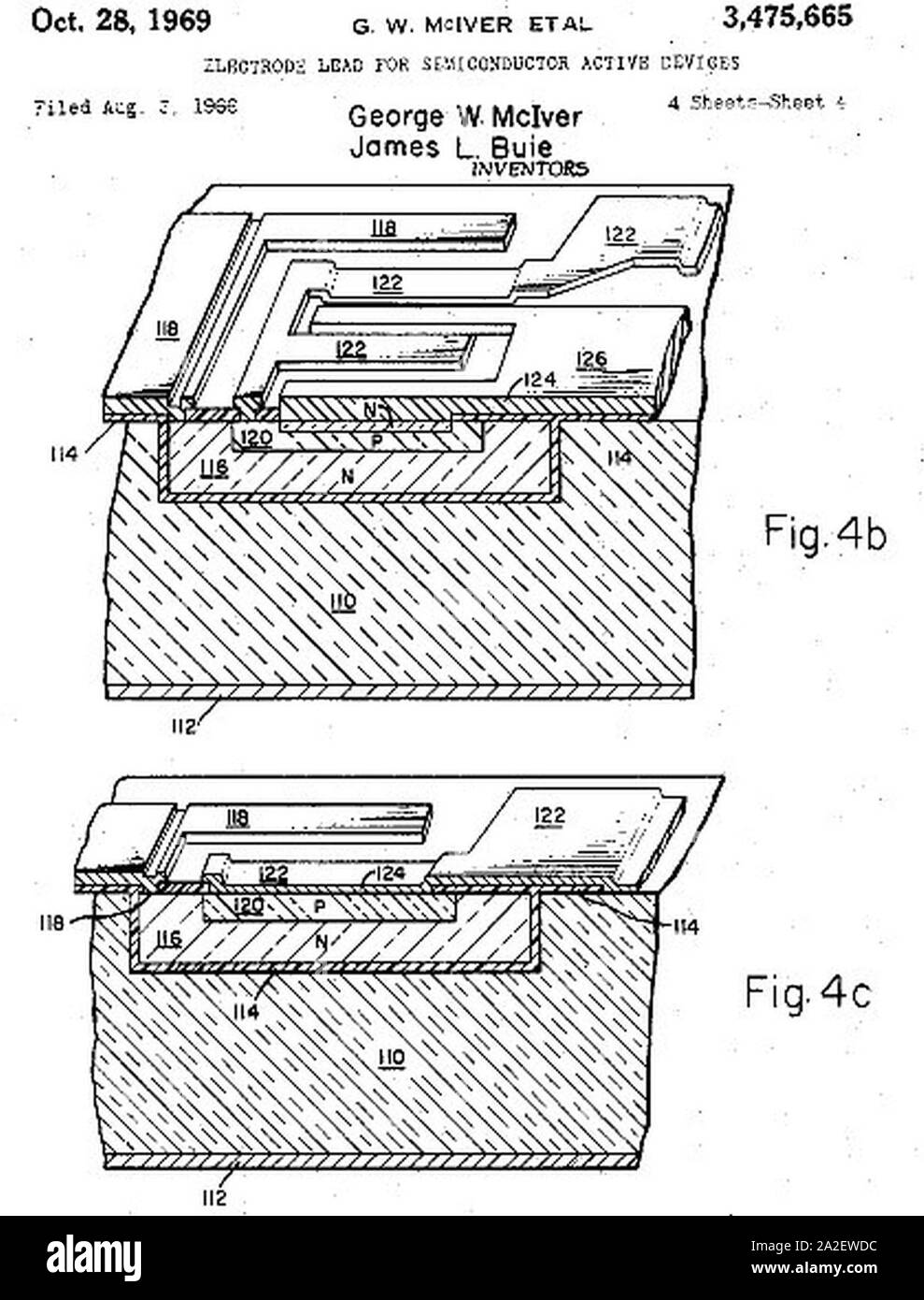Electrode lead for semiconductor devices Stock Photo - Alamy