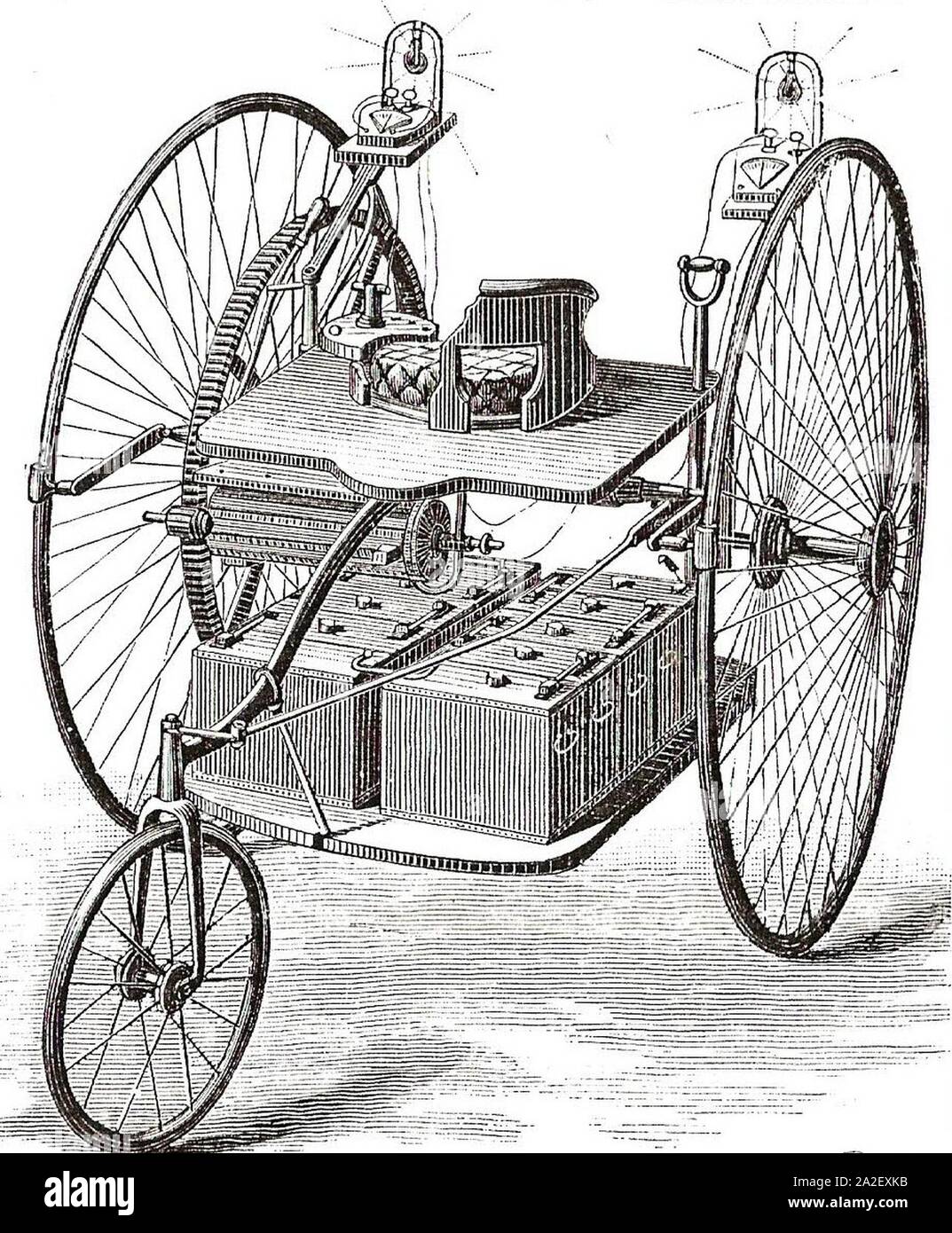 Elektrisches Tricycle 2 Stock Photo - Alamy