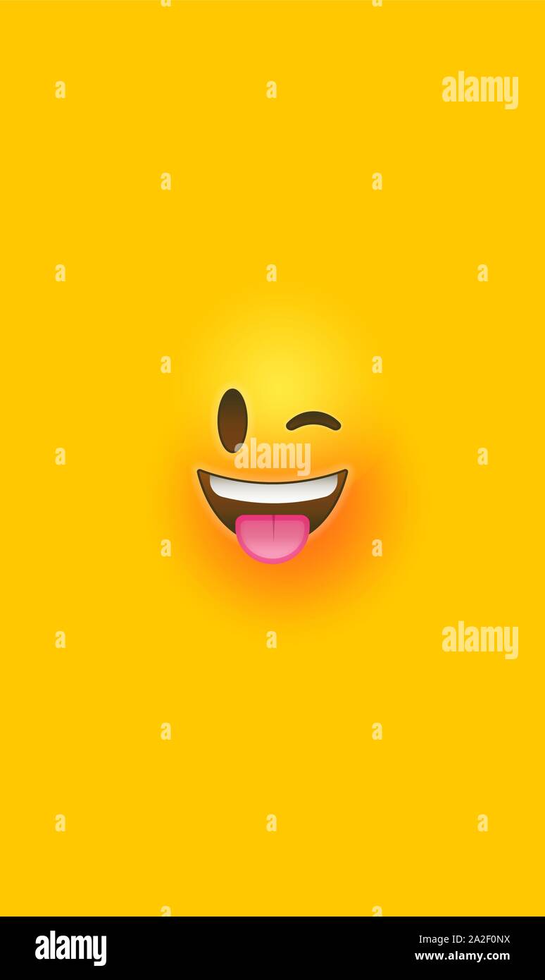 Cute Smiley Face Wink