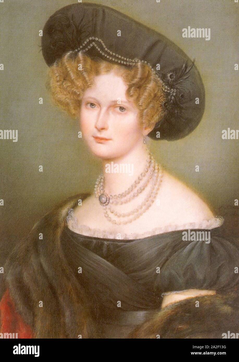 Elena Pavlovna by A.Gral (c.1830 Stock Photo - Alamy