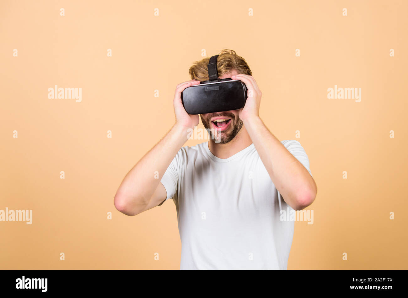 VR technologies. Working on Programing Project. Digital future and ...