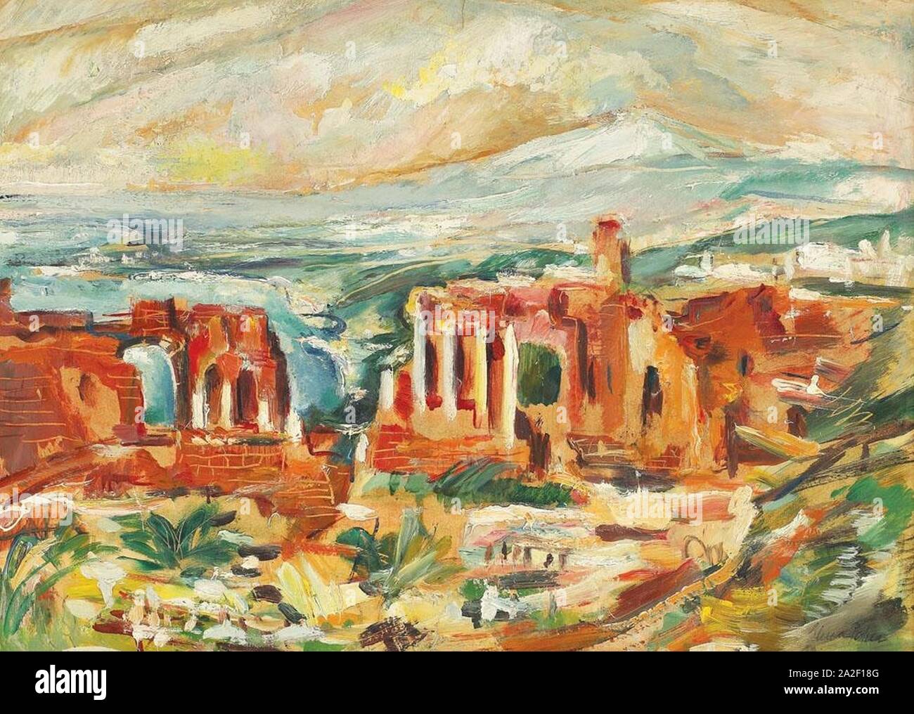 Elena Popea - Teatrul grecesc din Taormina Stock Photo - Alamy