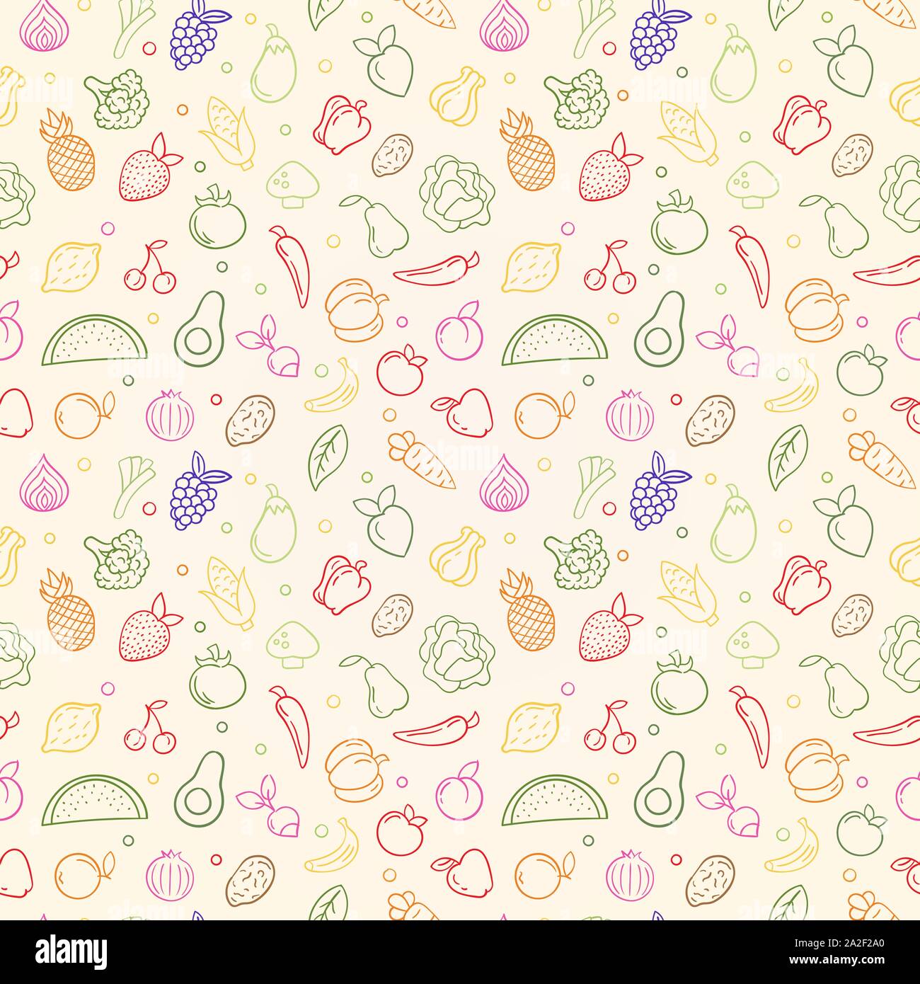 Avocado pattern vector vectors hi-res stock photography and images - Alamy