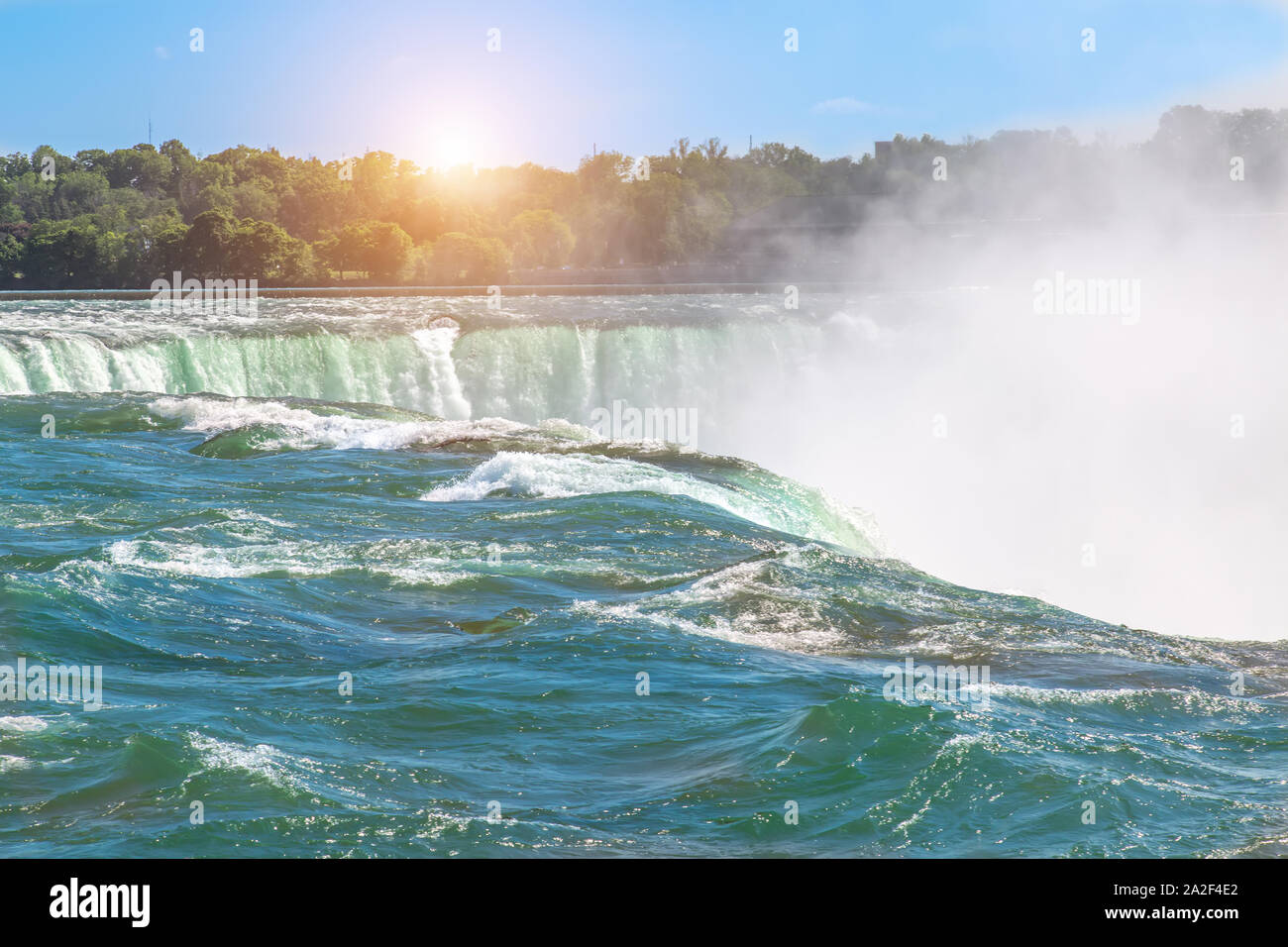 USA, Scenic Niagara Waterfall, American side Stock Photo - Alamy