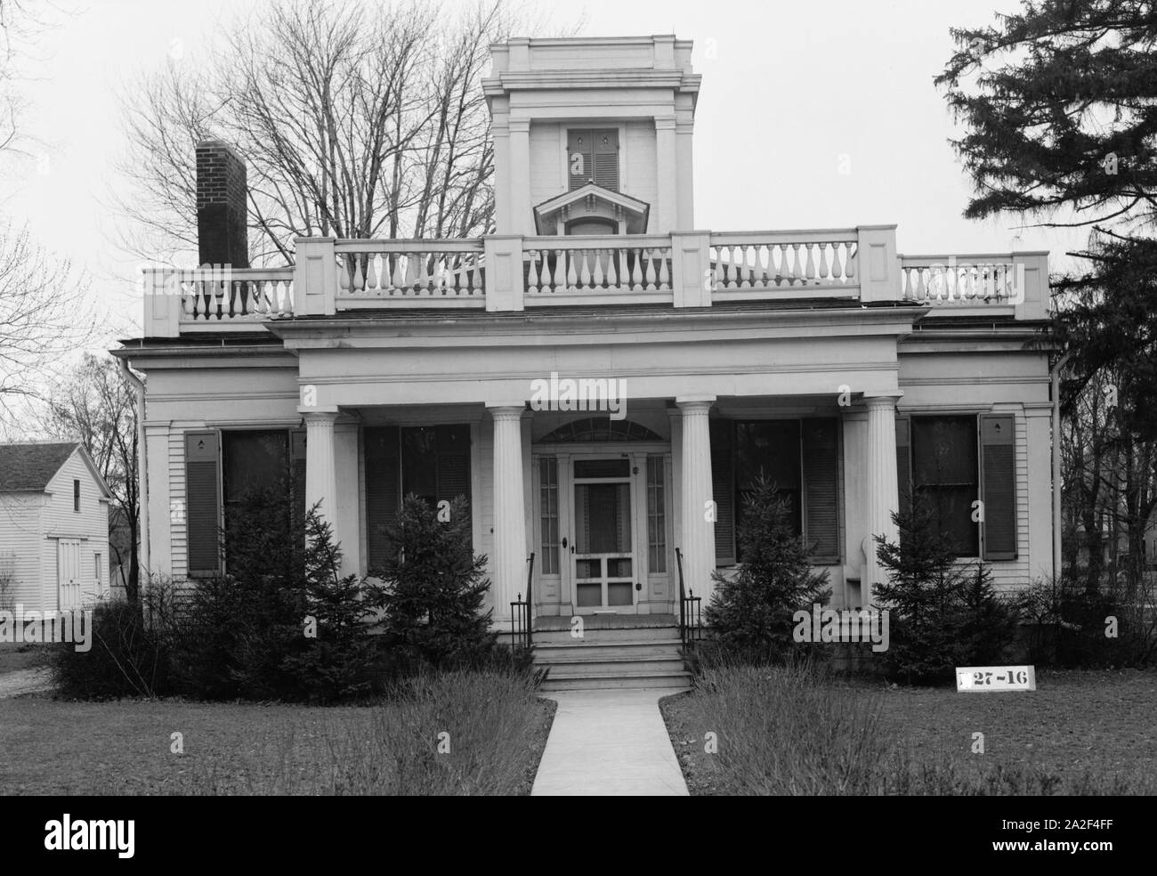 Elijah Anderson House in Tecumseh Stock Photo - Alamy