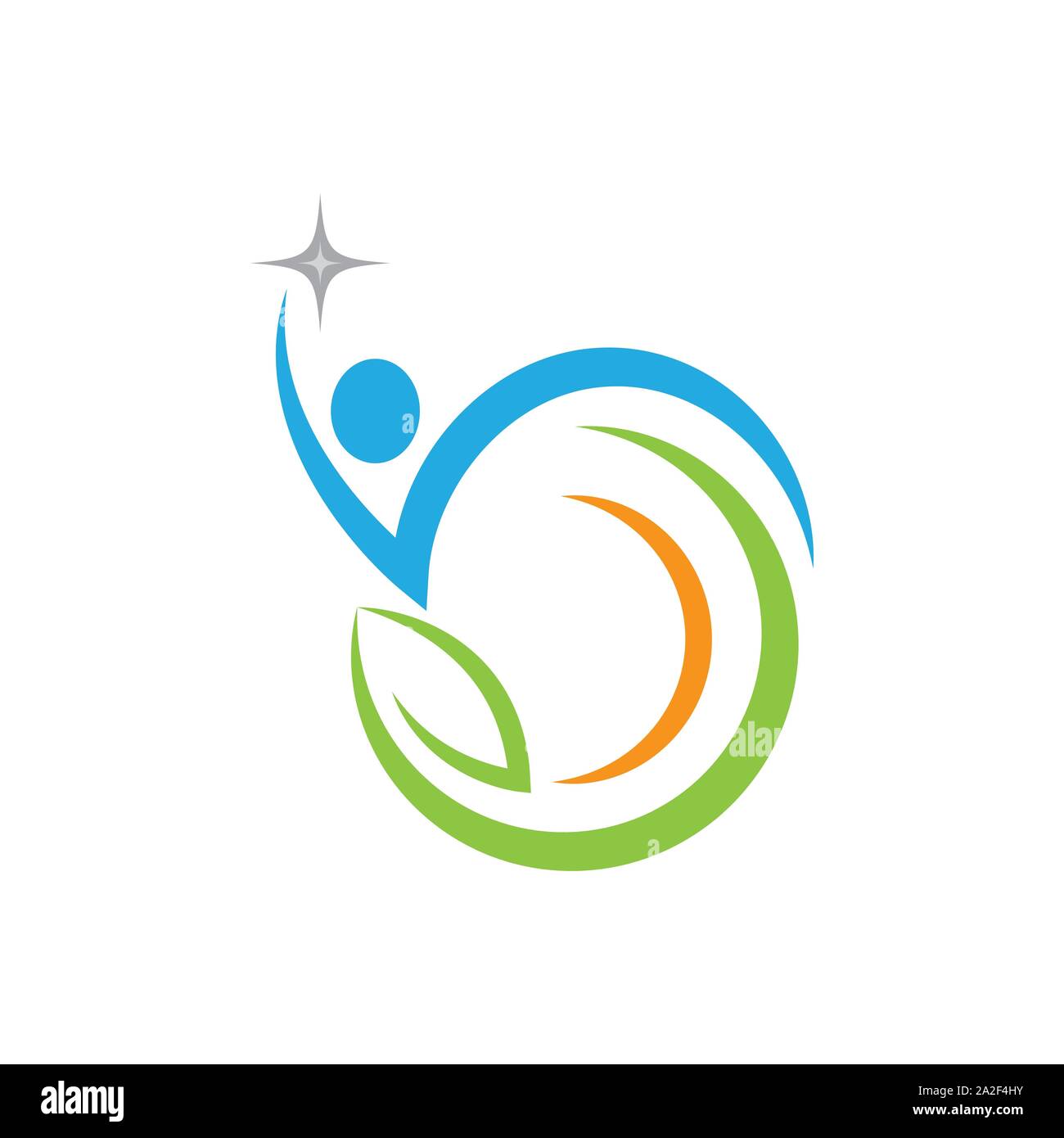 Human character logo sign illustration vector design Stock Vector Image ...